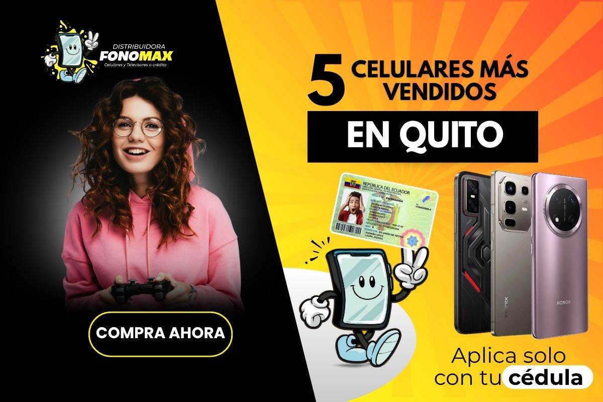 5 Celulares más vendidos en Quito Ecuador - Venta de Celulares en Quito